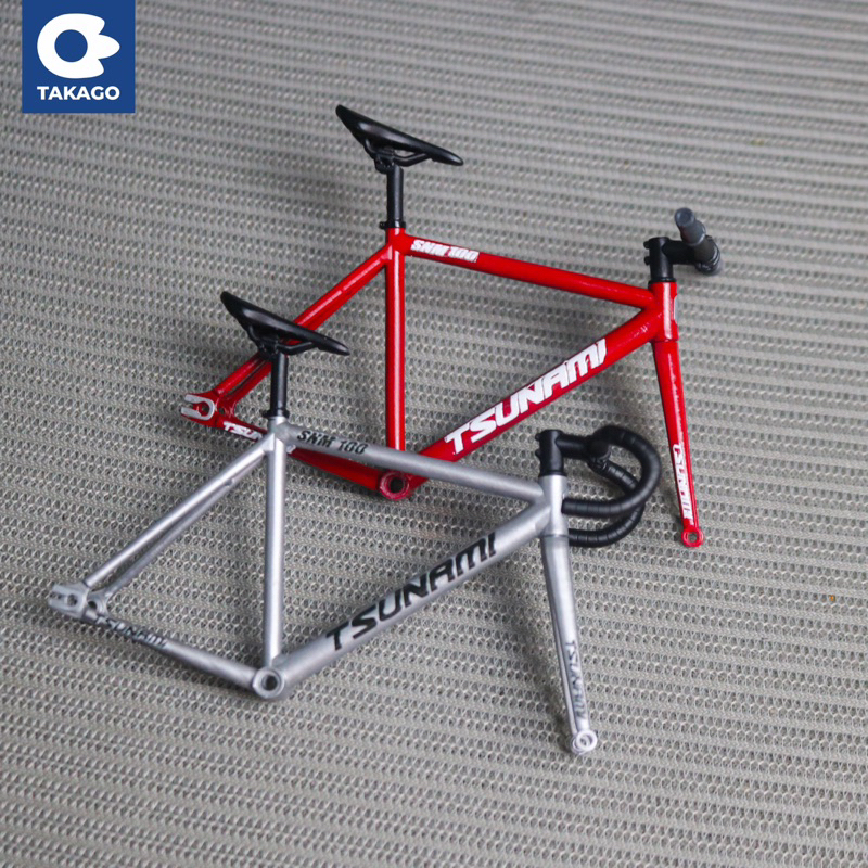 Tsunami Snm 100 Fixie Mini Scale 1 12 Frame By Motoblazter Fixie Bike Miniature Frame Shopee
