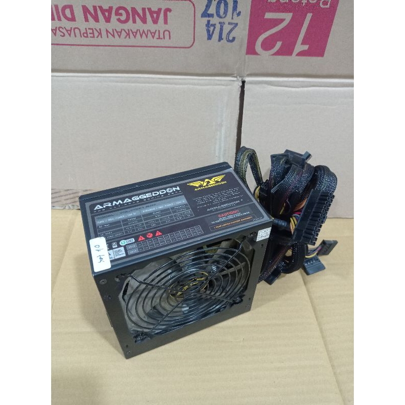 Armageddon pure power supply voltron model 500watt Full sleep cable led ...