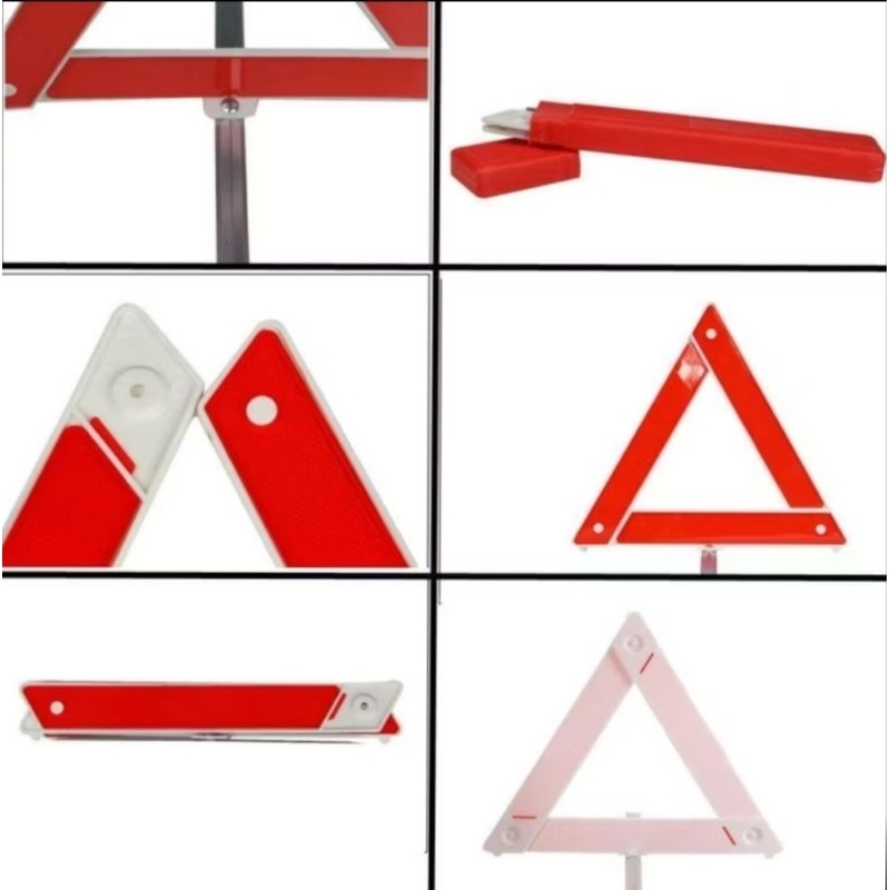 Folding Car Safety Triangle Car Reflector Hazard Warning Sign | Shopee ...