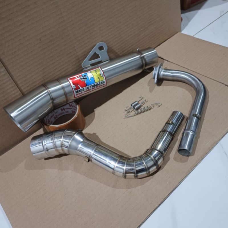 Open Pipe Big Elbow 1set NLK Exhaust 51mm Mio i 125 Mio m3 Mio soulty ...