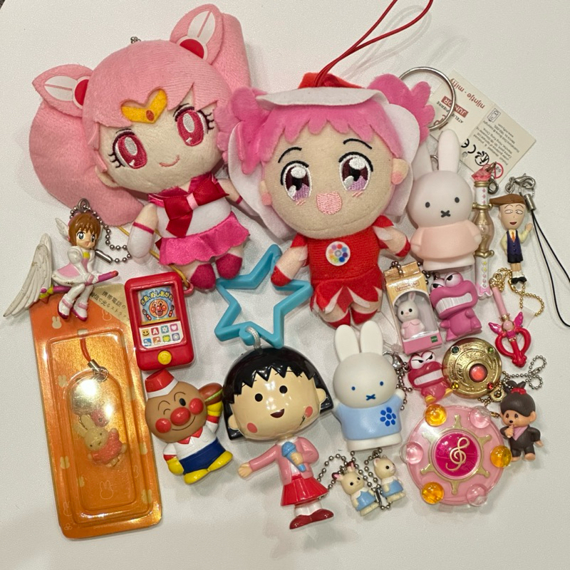 Character trinkets gotochi gacha sailormoon magical doremi anpanman cardcaptor sakura sylvanian ...