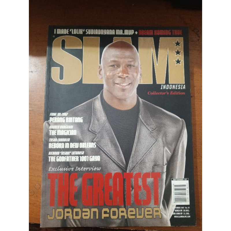Slam Indonesia magazine Michael Jordan Collector Edition the greatest ...