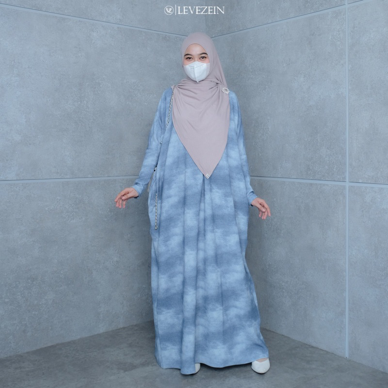 Yamaka Abaya NEW COLOR Syari Knit Loufer Printing by Levezein | Shopee ...