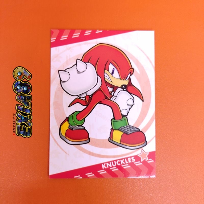 Sonic The Hedgehog Official Trading Card Collection 88 - Knuckles (Good ...