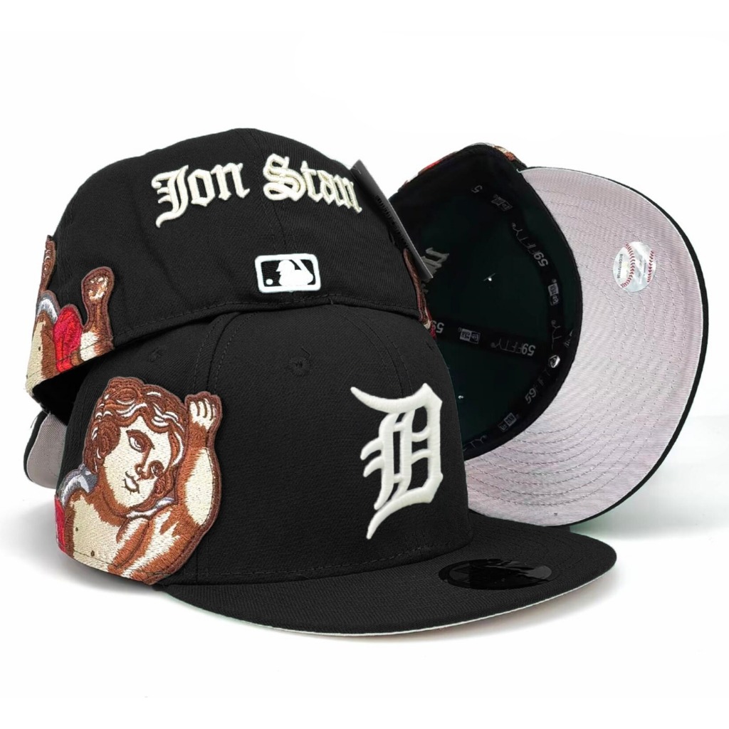Detroit Tigers Jon Stan Black White Kids Fitted Snapback Hat ...