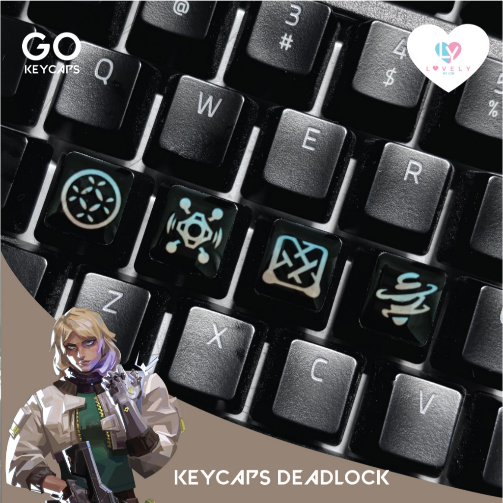 Keycaps PBT Valo Deadlock Ability | GO KEYCAPS | Shopee Philippines