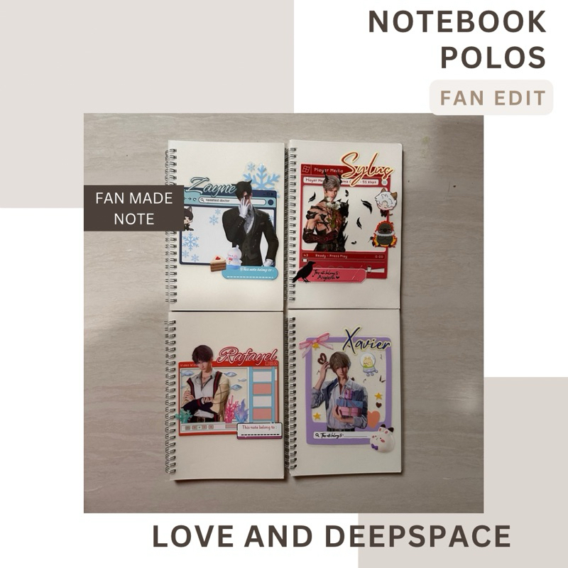 Notebook Love And Deepspace Fan Edit A5 | Shopee Philippines