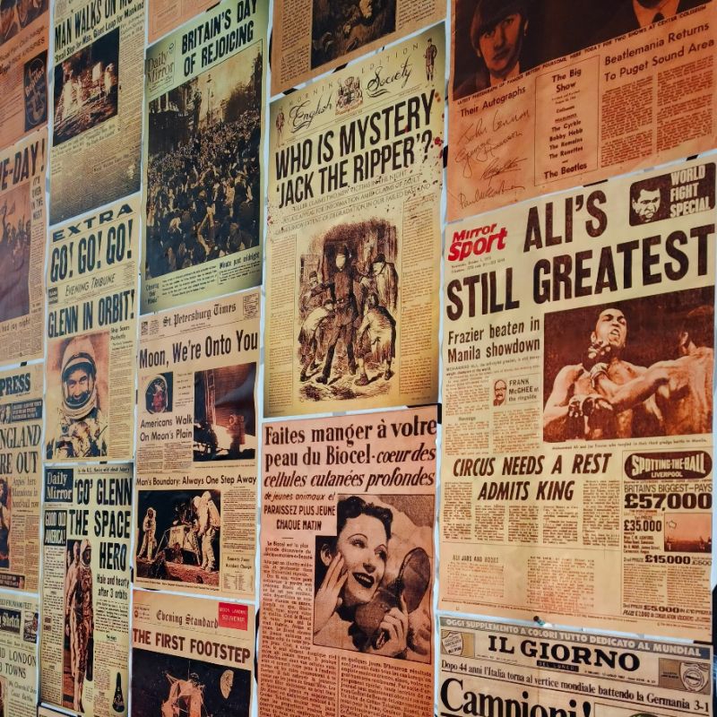 A4 size old newspaper poster | Shopee Philippines