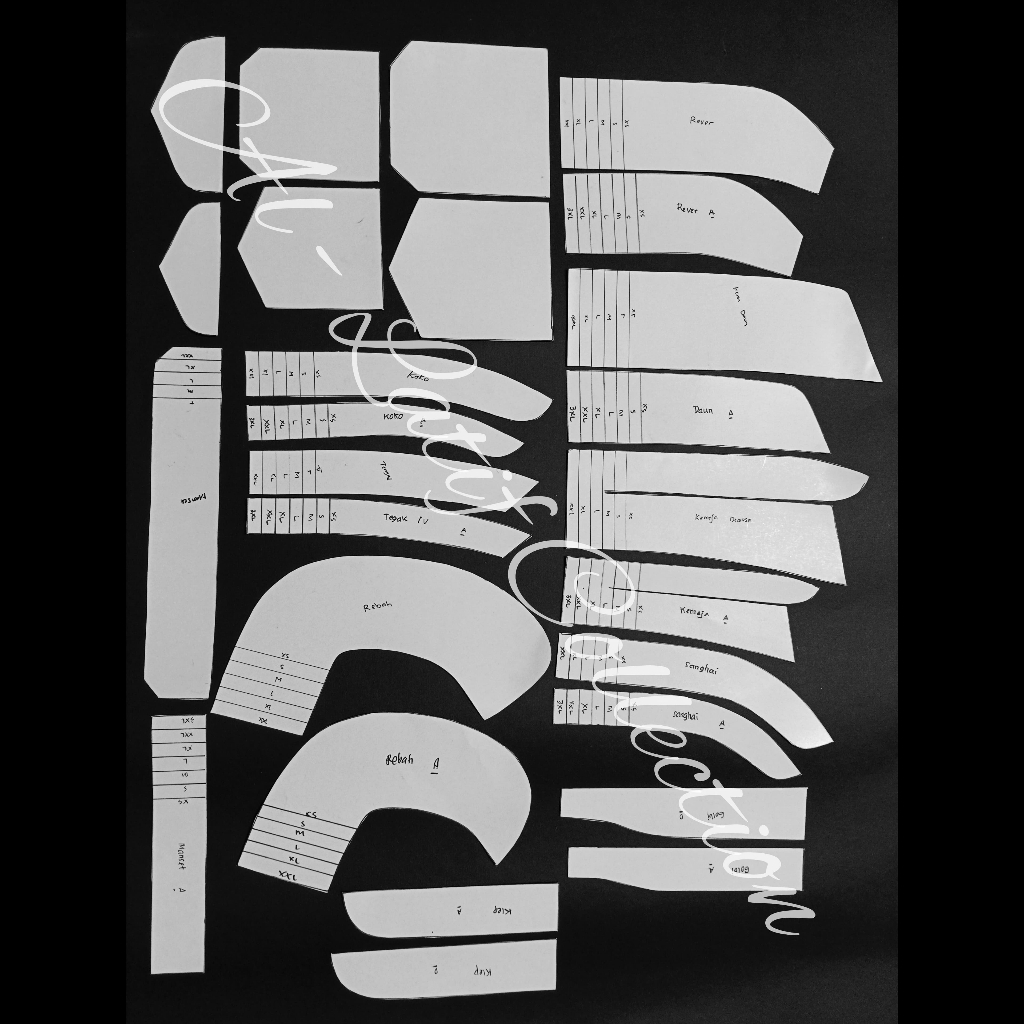 Trace patterns for instant collar patterns for adults and children ...