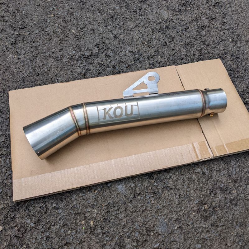 Kou tube type Canister pipe exhaust 51mm for Wave 100 110 125 Xrm 100 ...
