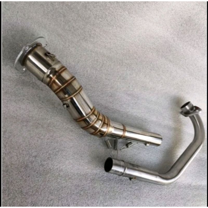 Stainless pipe big elbow 51mm for Raider 150carb/fi Tmx125/155 Viperman ...
