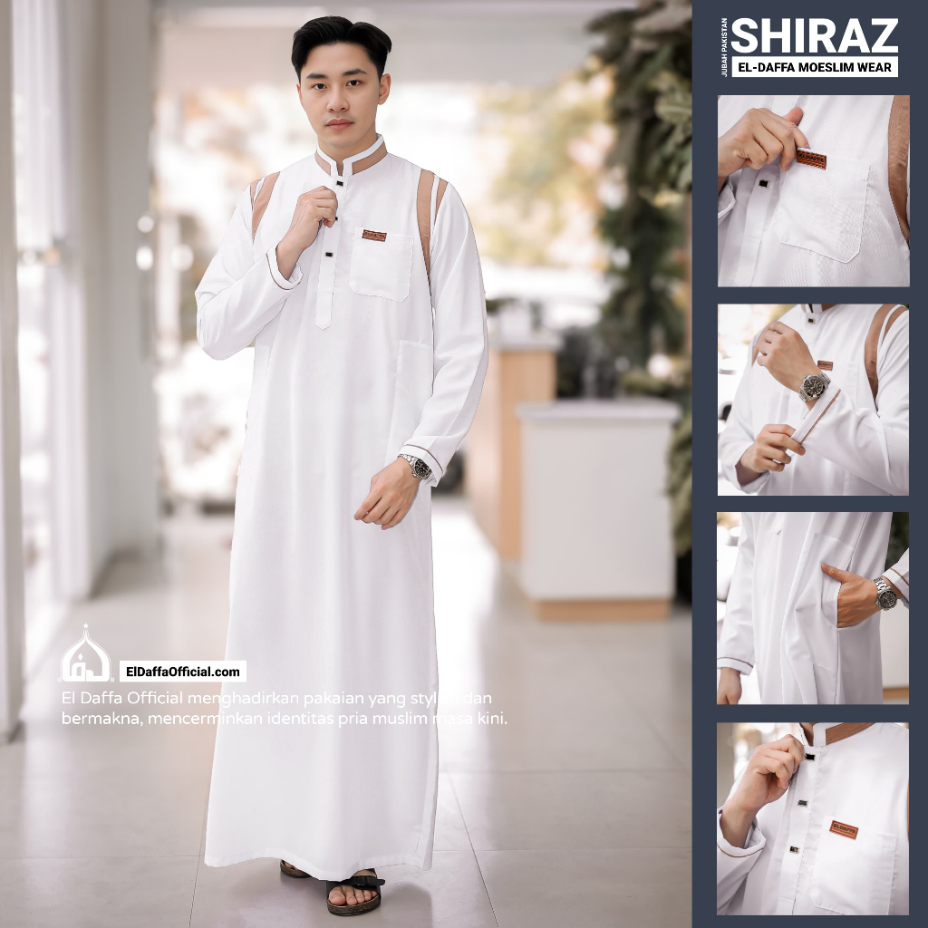 Original Shiraz Men's Gamis by ELDAFFA - Men's Robe | Shopee Philippines