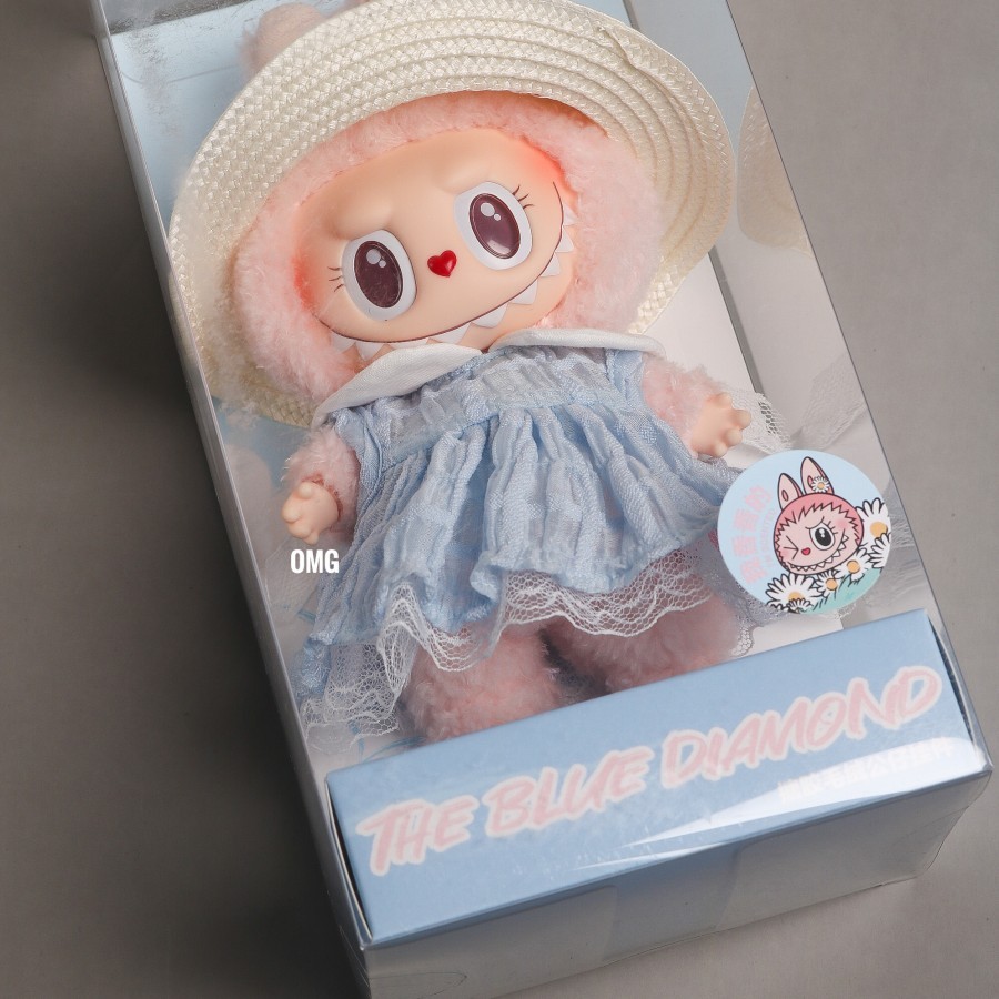 Pop Mart Labubu The Monster Mokoko V3 The Blue Diamond Pendant Vinyl ...