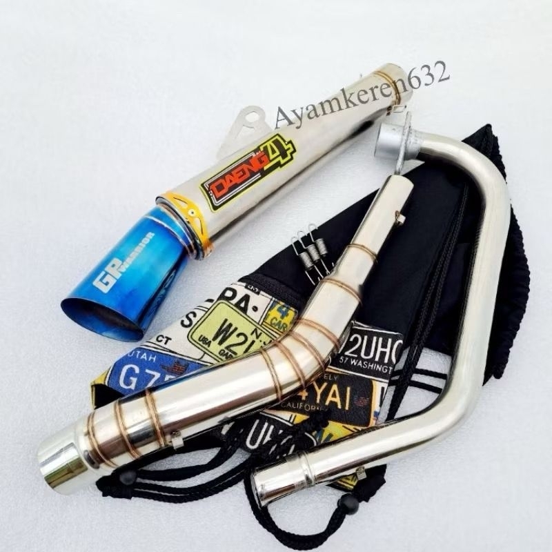 Exhaust pipe daeng sai4 Open Spec daeng sai4 exhaust pipe for tmx 125 ...