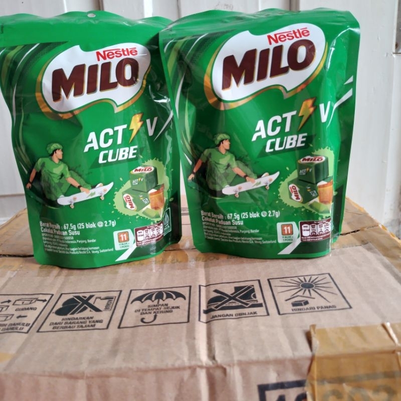 Milo activ CUBE 25 PCS | Shopee Philippines