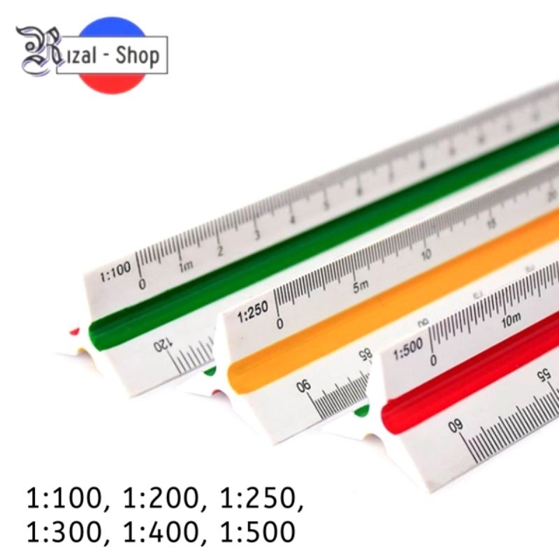 Vtec Scale Ruler 1225 Miniature Diorama Mockup 1:100, 1:200, 1:250, 1: ...