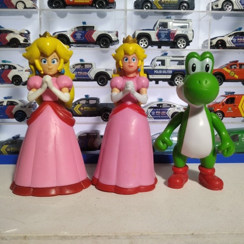 Action FIGURE STATUE SUPER MARIO BROS PUTRI PEACE YOSHI | Shopee ...