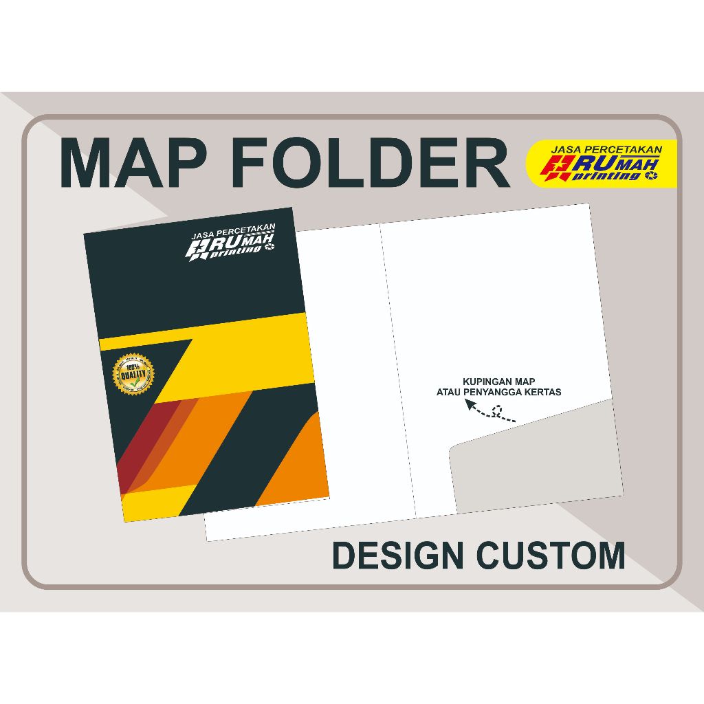 PRINT PRINT STOPMAP / MAP PAPER FOLDER ORGANIZER FOLIO F4 INSTANCE ...