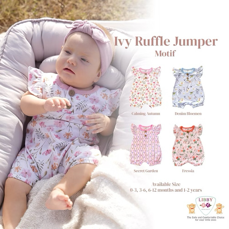 Libby - Ivy Ruffle Baby Jumper Baby Girl Clothes (0-24 months) | Shopee ...
