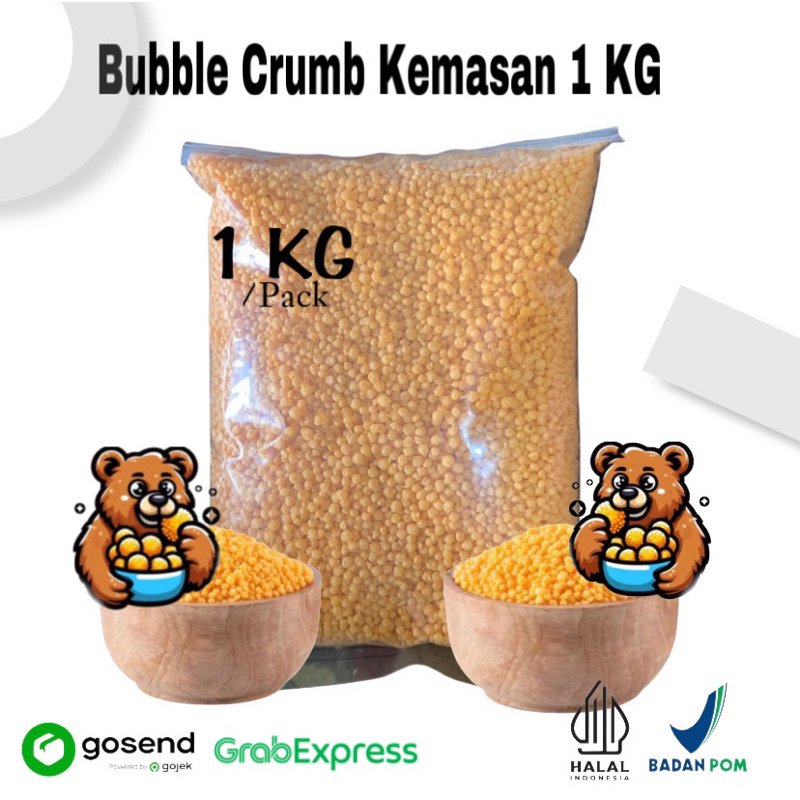 Primera Bubble Crumb Bread Flour 1 KG / Crumble Round Flour / Nugget ...