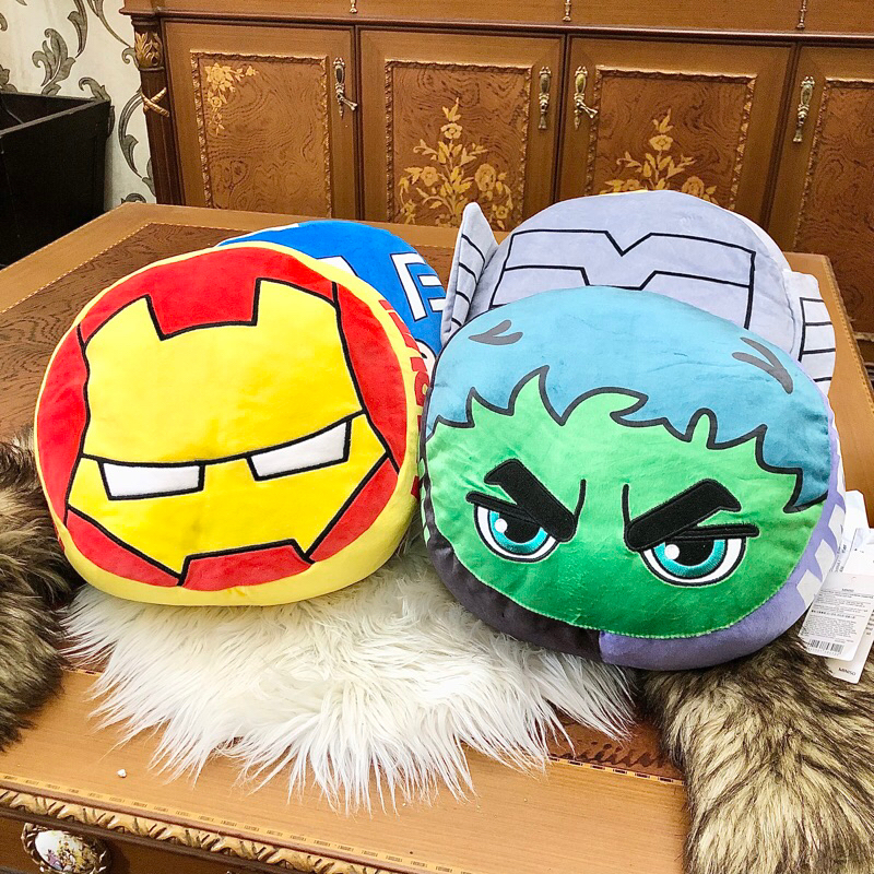 Avengers Pillow Doll "HULK, CAPTAIN America, IRONMAN, THOR" (MARVEL X ...