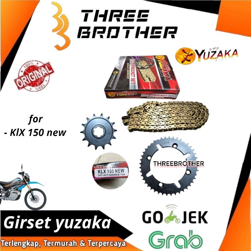 Girset gearset gearset klx 150 Package new yuzaka | Shopee Philippines