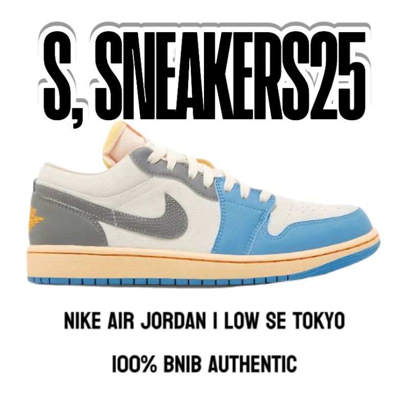 Original Air Jordan 1 Low SE Tokyo 96 Shoes | Shopee Philippines