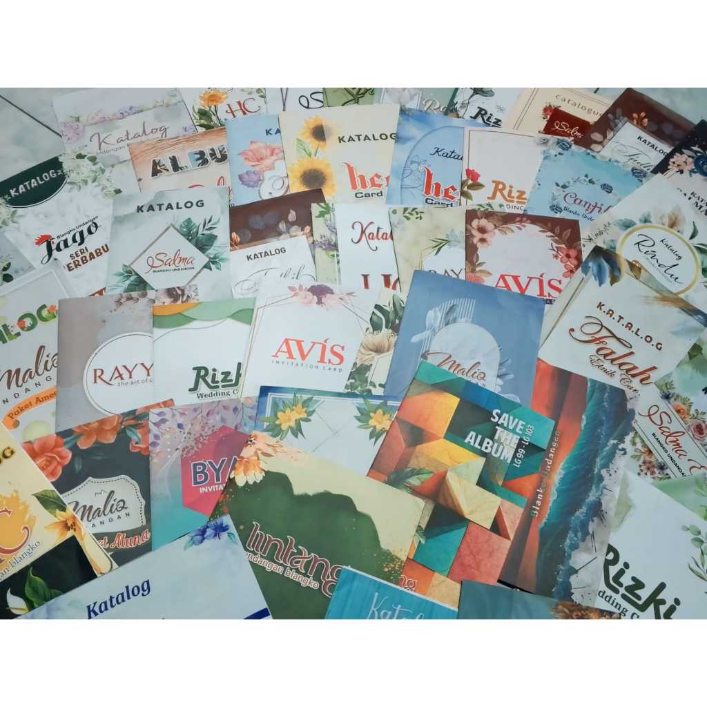 Catalog Invitation Blanks or Wedding Invitation Paper albums for ...