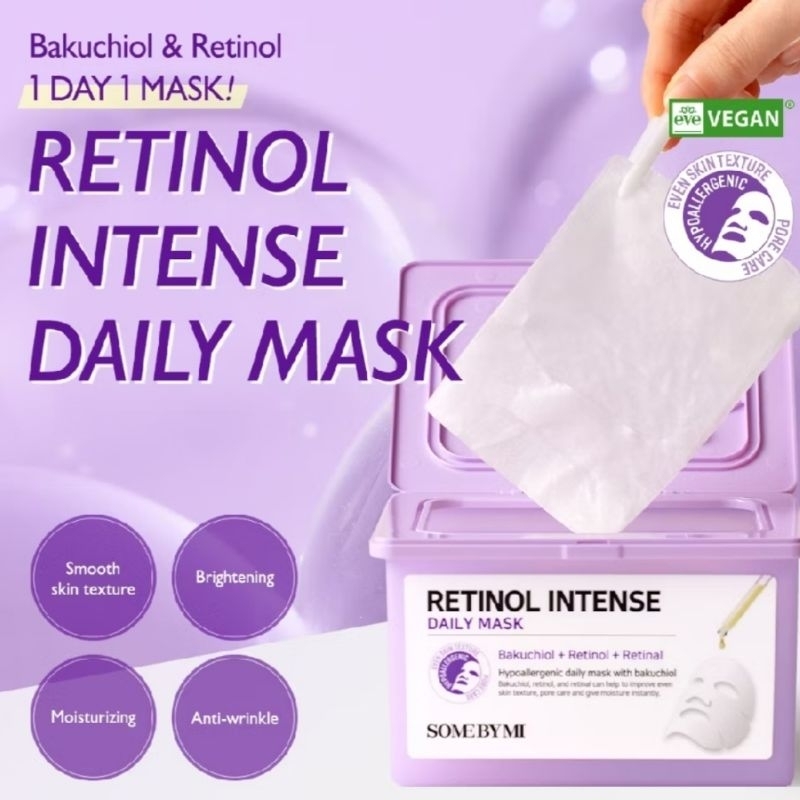 Some BY MI Retinol Intense Daily Mask (30pcs in 1) | Shopee Philippines
