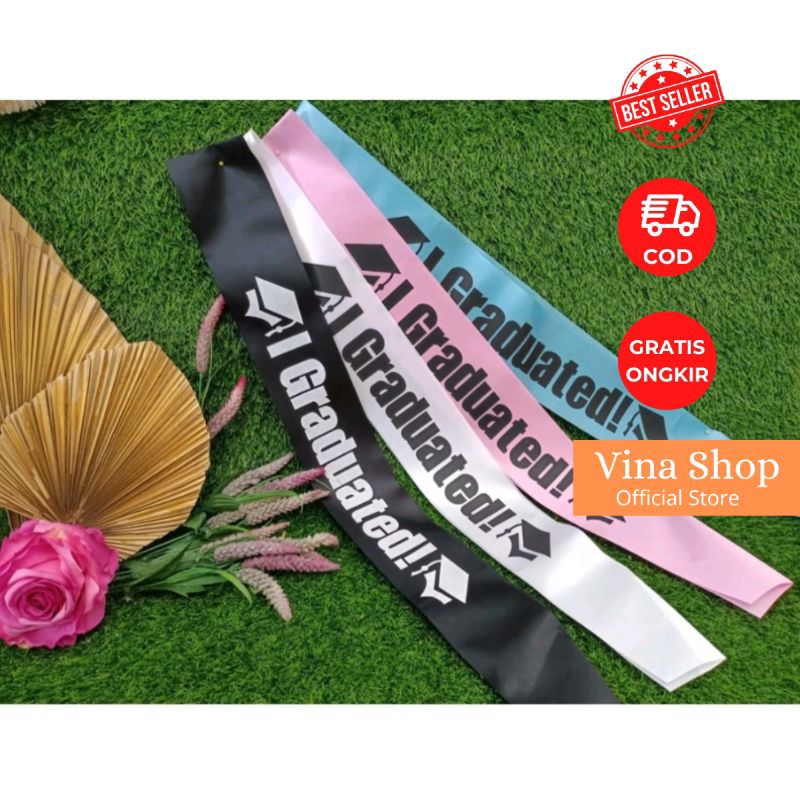Graduation Neck Graduation Sash for SMA/SMK/SMP/SD Students | Shopee ...