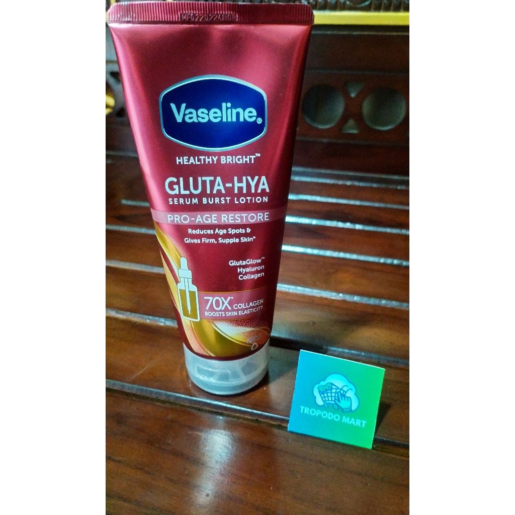 MERAH Can BUY THE PLACE VASELINE GLUTA HYA PRO-AGE RESTORE (RED) 200ML ...