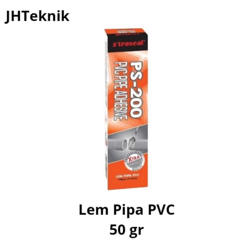 Jhtechnique PVC Adhesive Pipe Glue Xtraseal PS-200 50g/Paralon PVC Tube ...