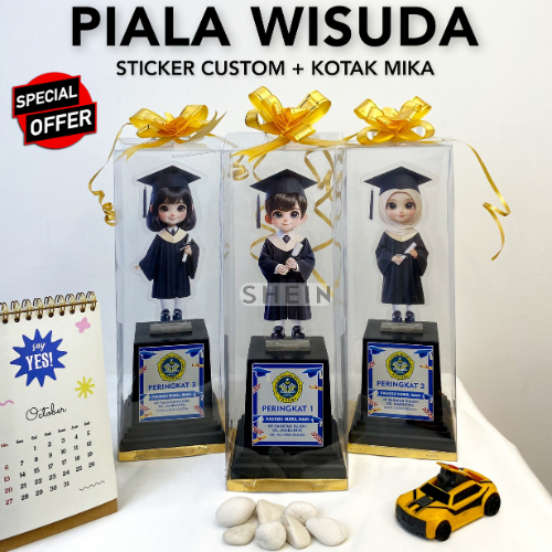 Acrylic Graduation Cup Custom Sticker Plus Mica Box Preschool ...