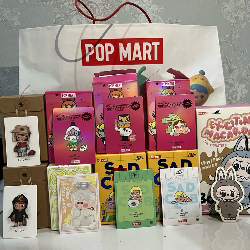 Popmart hirono the other one, crybaby powerpuff girls, pino jelly in ...