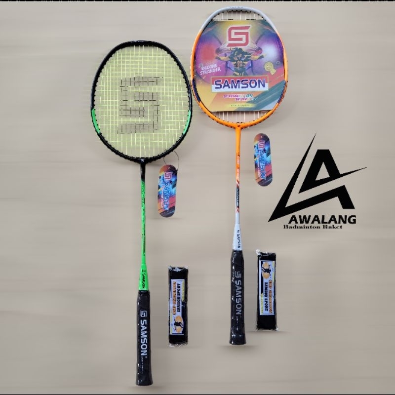 Original BADMINTON Racket SAMSON include 1 Racket 1 Racket 1 grip ...