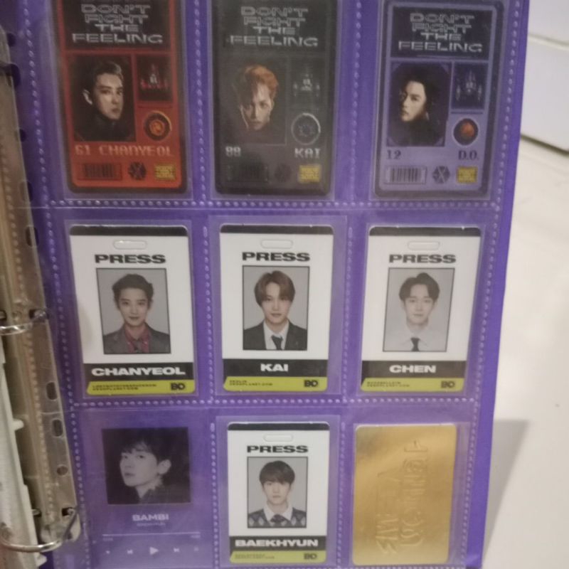 Photocard idcard EXO season greeting DFTF | Shopee Philippines