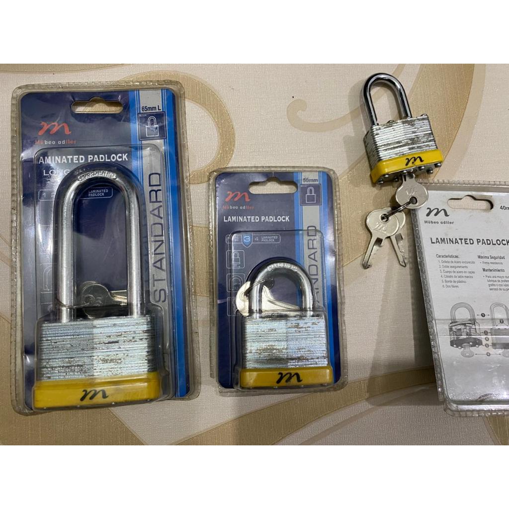 Muller yellow rubber padlock - 40MM | Shopee Philippines