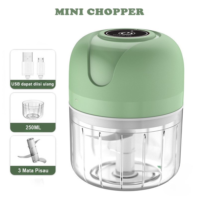 Mini Chopper Blender / Portable Mini Spice and Meat Grinder with USB ...