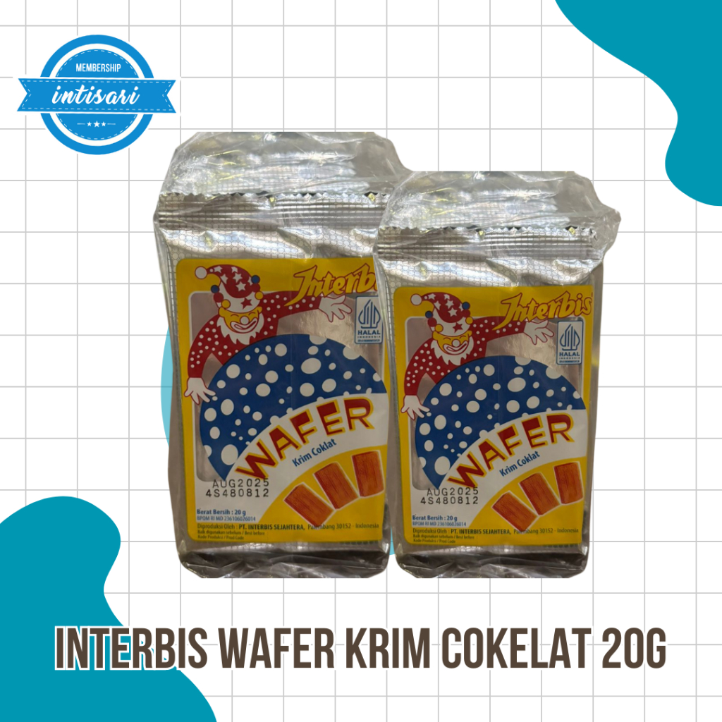 Interbis WAFER CHOCOLATE CREAM 20GR (BALL) | Shopee Philippines