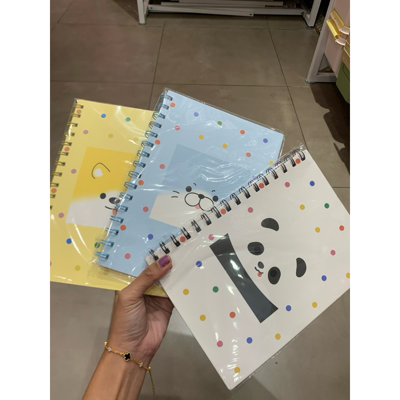 Miniso Animal Faces Collection A5 Wire-bound Book (64 Sheets) | Shopee ...