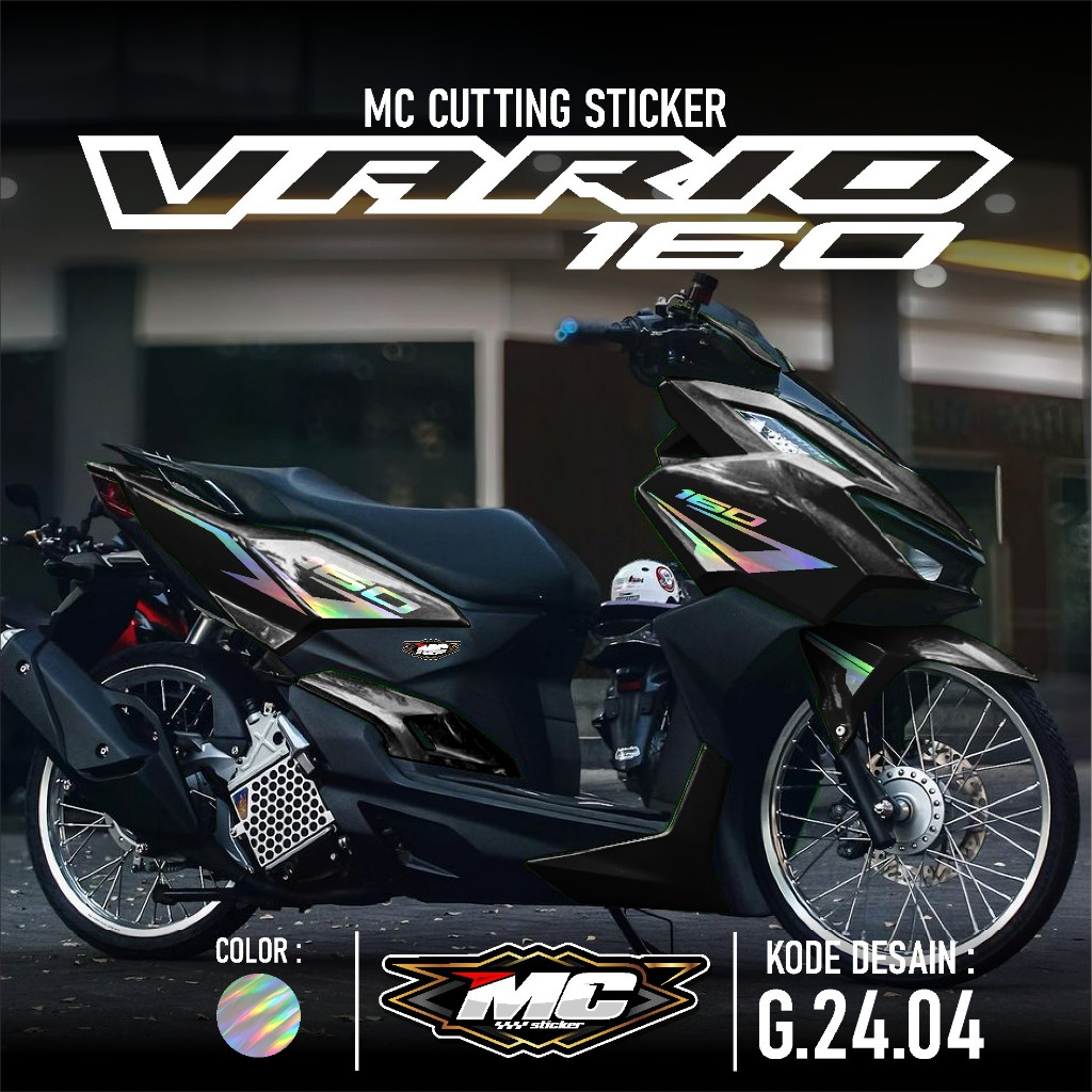 Cutting Sticker Striping Vario 160 NEW - Motorcycle Accessories Honda ...