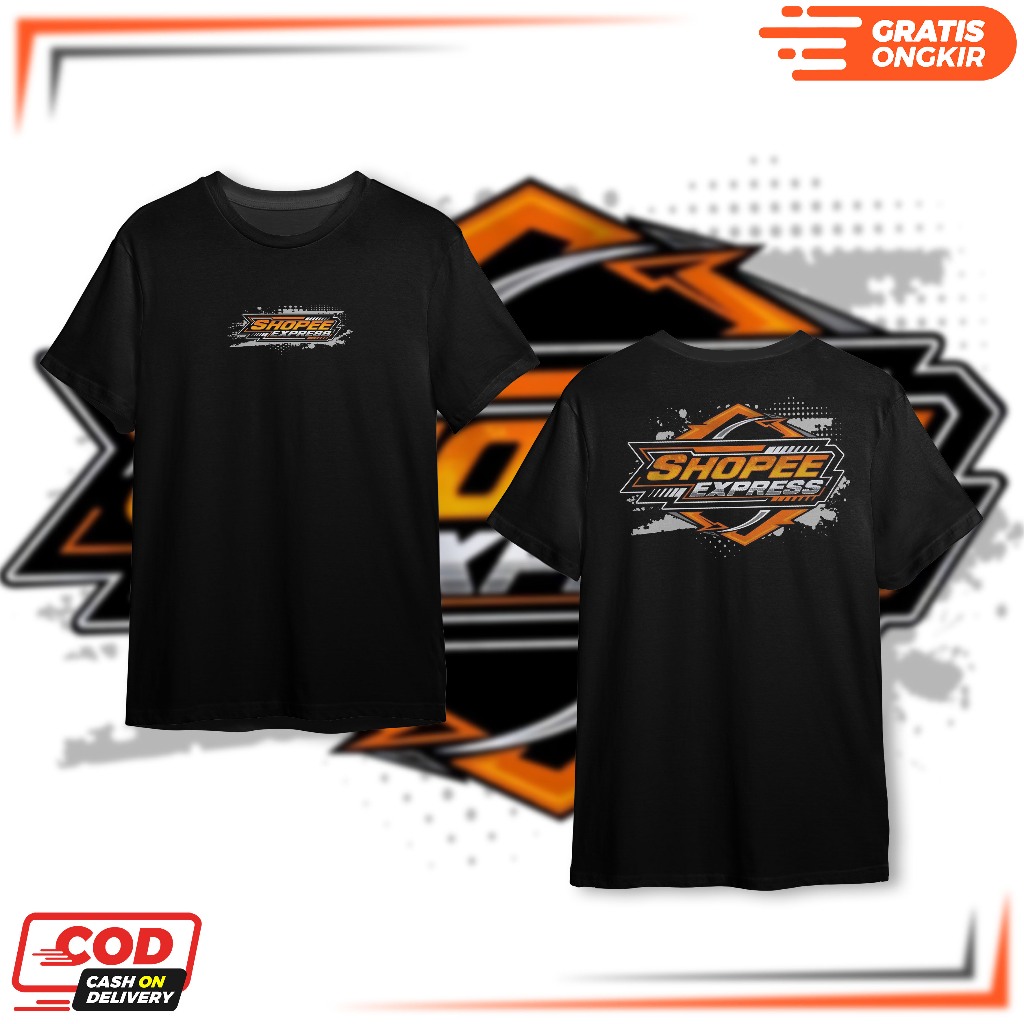 Shoppee Express T-shirt Courier Clothes SPX Sopee Xpress Cotton Combed ...