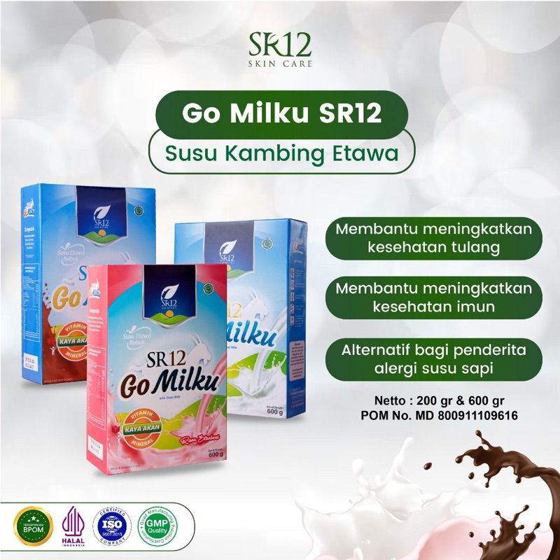 GO MILKU SR12 ETAWA GOAT MILK HALAL BPOM INCREASES THE HEALTH IMMUNITY ...