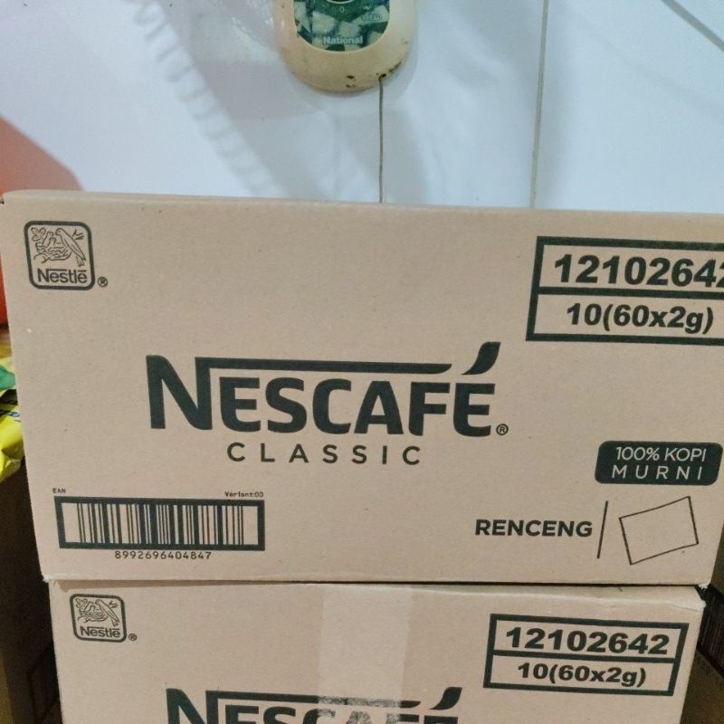 Nescafe classic coffee sachet 2 grams (price for 1 box contains 10 ...