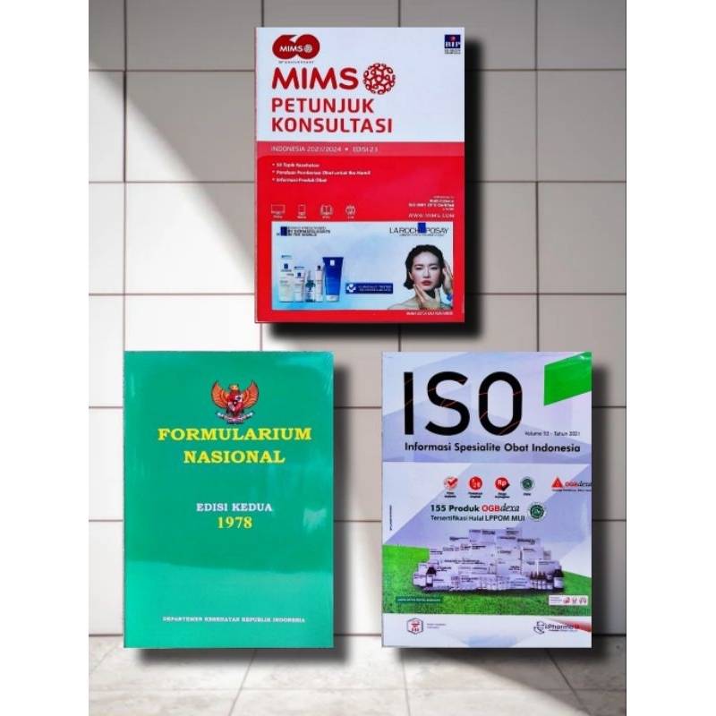Package Of 3 Pharmaceutical Books (MIMS Consultation ED.23 Years.2023 ...
