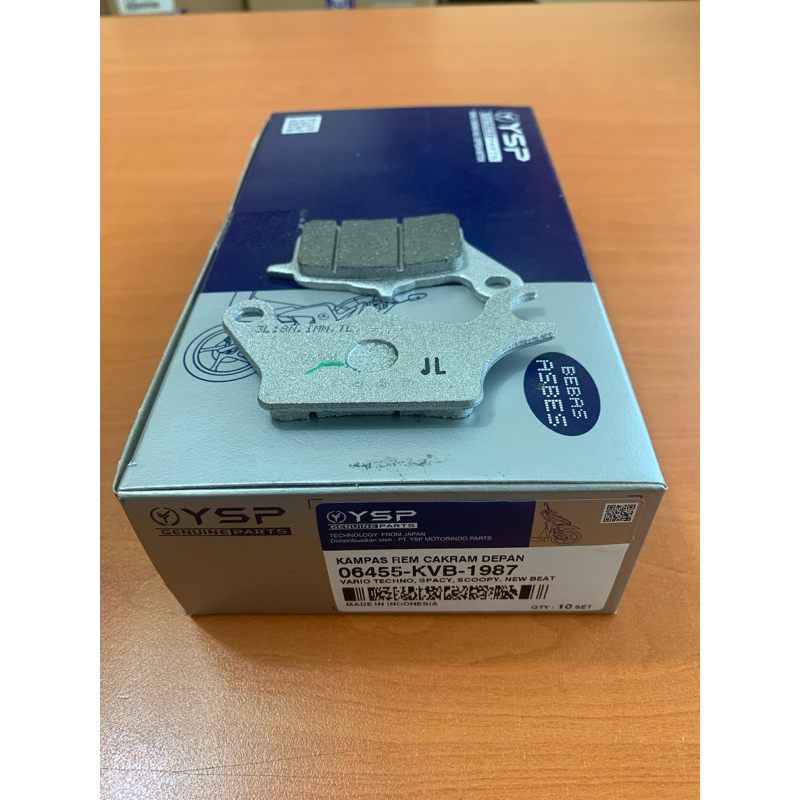 1 Box / Contents 10 Pcs YSP Wholesale Front Brake Pad Dispad Vario ...