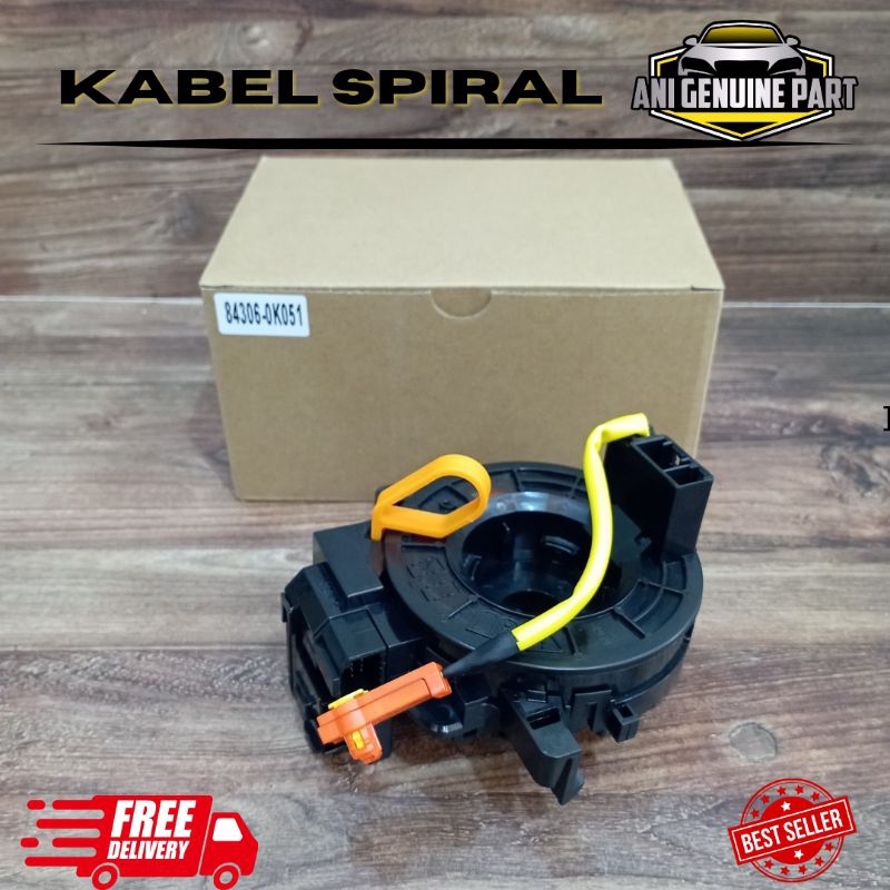 TOMBOL Spiral Cable for Innova Hilux Fortuner Yaris Altis Camry Button ...