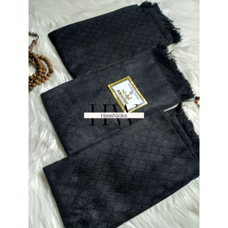 HITAM Soraban Arafat Plain Black, Woven Turban By Hajj And Umrah ...