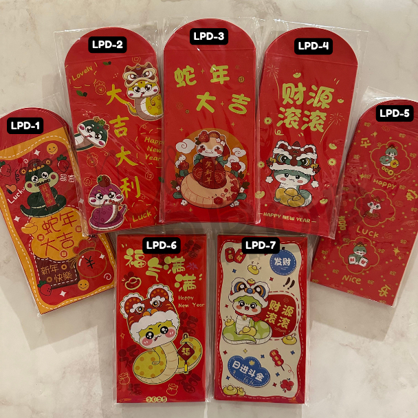 Chinese New Year Angpao / Sincia Angpau 2025 Year of the Snake | Shopee ...