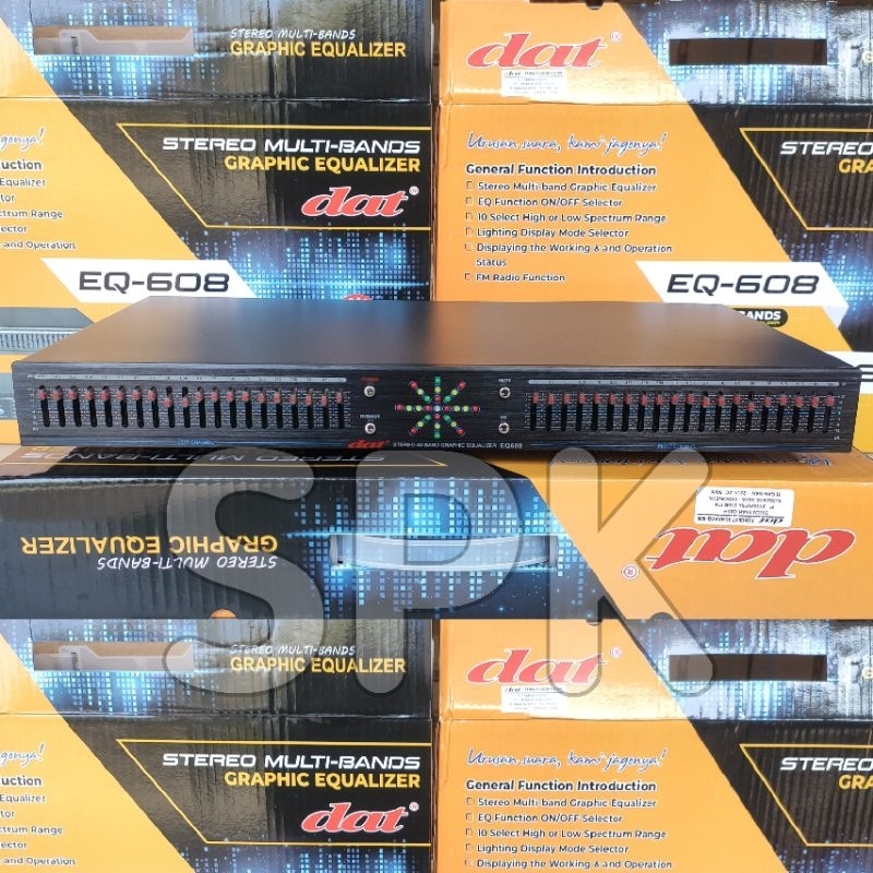 Equalizer Sound System DAT EQ 608 20 X 2 Band | Shopee Philippines